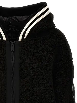 Moose Knuckles Long Sleeve Hooded Jacket With Logo Embroidery