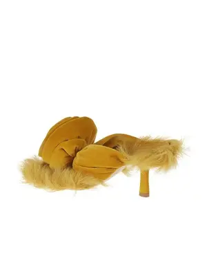 Burberry Fox Rose Slip-on Sandals - Brown