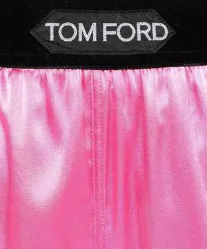 TOM FORD Stretch Satin Pajama Pants - Pink