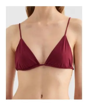 JIL SANDER Triangle Bikini Top - Sumac