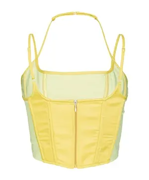 Pinko Halter Neck Sleeveless Top - Yellow
