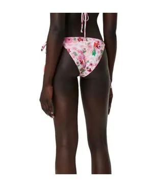 GANNI Floral Printed Bikini Briefs - Pink