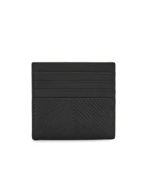 Loewe Logo Printed Open Cardholder - Black