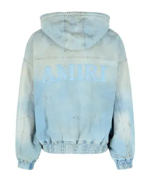 Amiri Ma Denim Zip Hoodie