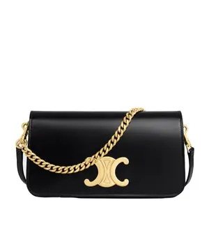 Celine Multipochette In Shiny Calfskin - Black
