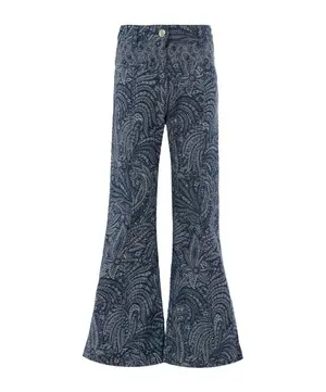 Etro Paisley Flared Jeans - Blue