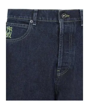 Marni Logo Embroidered Jeans