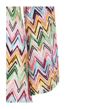 Missoni Long Sleeve All Over Zigzag Dress