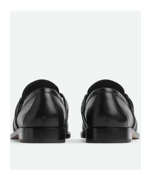 Bottega Veneta Astaire Slip-on Loafers With Knot Detailing - Black