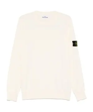 Stone Island Logo Patch Crewneck Jumper