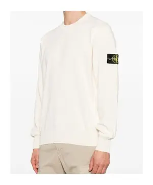Stone Island Logo Patch Crewneck Jumper