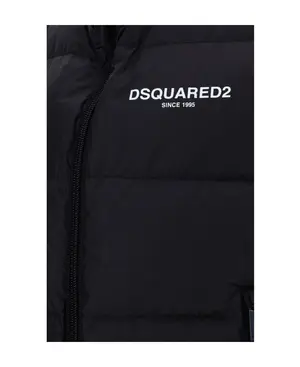 Dsquared2 Logo Printed Padded Down Vest