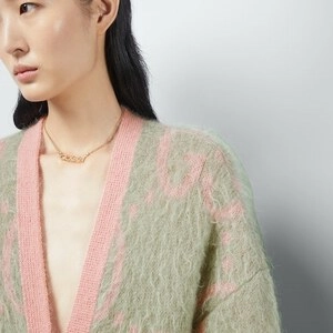 Gucci Reversible Gg Jacquard Cardigan