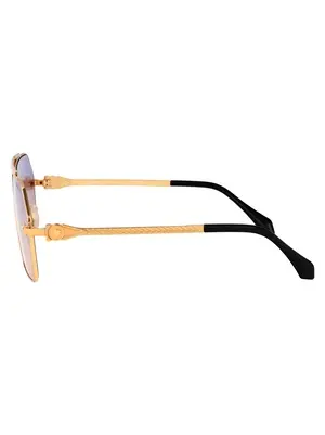 Versace Geometric-frame Sunglasses - Nude