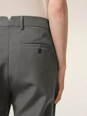 Ami Straight Leg Trousers - Carbon