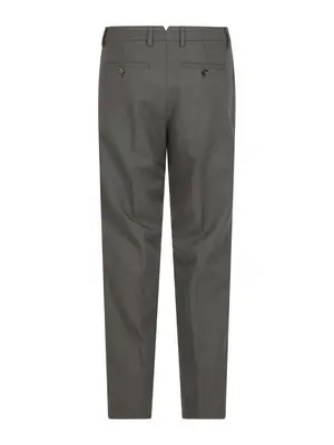 AMI Paris Straight Leg Trousers - Carbon