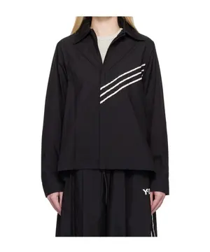 Y3 3-stripes" Detailed Overshirt