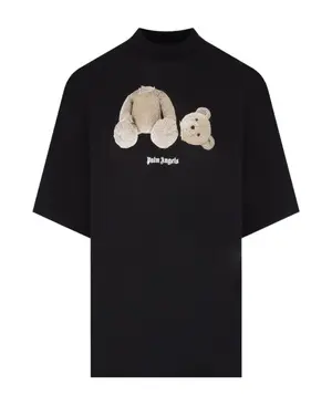 Palm Angels Logo Print Short Sleeve T-shirt
