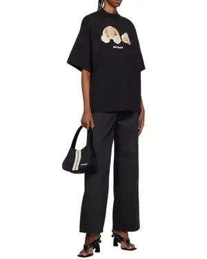 Palm Angels Logo Print Short Sleeve T-shirt