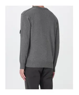 C.P. COMPANY Lens Detail Crew Neck Knitwear