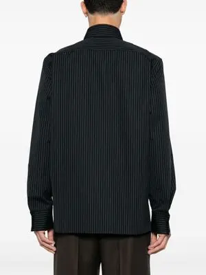 Saint Laurent Cassandre Striped Shirt