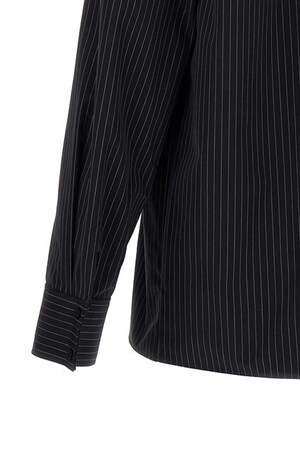 Saint Laurent Cassandre Striped Shirt