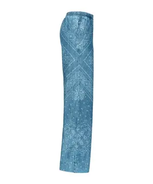 Pinko Namibia Paisley Print Wide-leg Pants