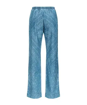 Pinko Namibia Paisley Print Wide-leg Pants