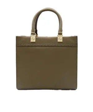 Fendi Logo Detailed Top Handle Bag