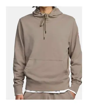 Canada Goose Huron Logo-patch Drawstring Hoodie - Limestone