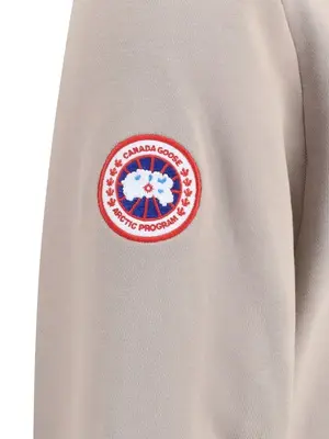 Canada Goose Huron Logo-patch Drawstring Hoodie - Limestone