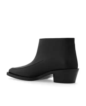 Proenza Schouler Bronco Leather Ankle Boots - Black