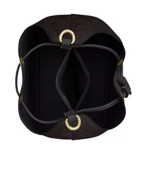 COACH Rowan Bucket Bag In Signature Canvas - Opal/walnut/black