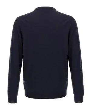 ZANONE Crewneck Long-sleeved Jumper - Blue