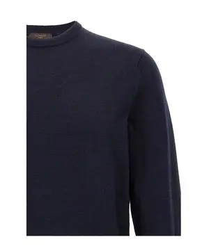 ZANONE Crewneck Long-sleeved Jumper - Blue