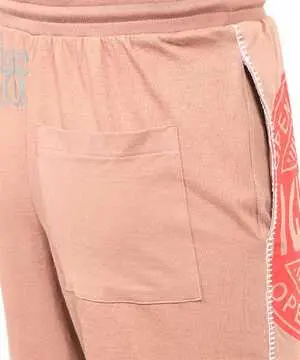 MARINE SERRE Regenerated Graphic-print Patchwork Trousers