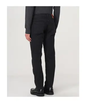 Etro Slim-cut Jeans With Logo Patch
