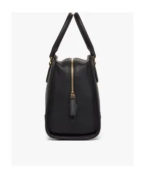Mcm Medium Logo Embossed Aren Boston Bag