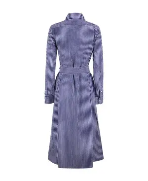Polo Ralph Lauren Striped Belted Shirt Dress