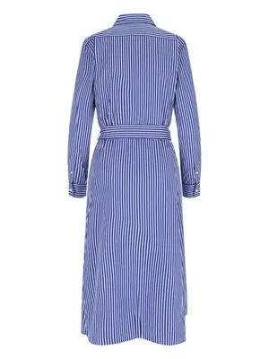 Polo Ralph Lauren Striped Belted Shirt Dress