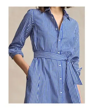Polo Ralph Lauren Striped Belted Shirt Dress