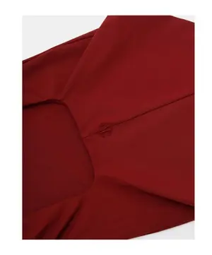 JIL SANDER Square-neck Sleeveless Swimsuit - Red