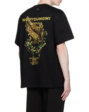 WOOYOUNGMI Graphic-print Cotton T-shirt