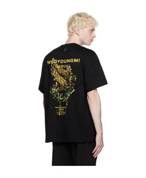 WOOYOUNGMI Graphic-print Cotton T-shirt