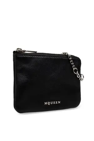Alexander McQueen Logo Palque Chain-detailed Wallet
