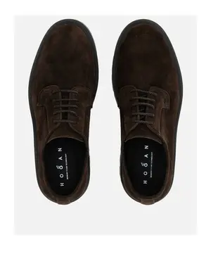 Hogan H673 Derby Lace-up Shoes - Brown