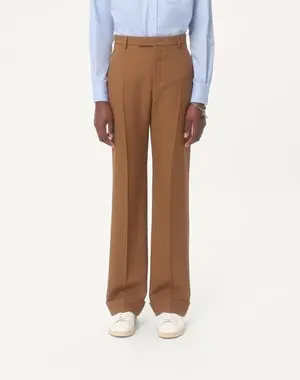 Valentino Garavani Pleated Straight Leg Trousers