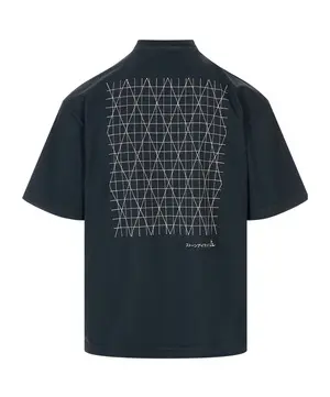 Stone Island Logo Printed Short-sleeved T-shirt