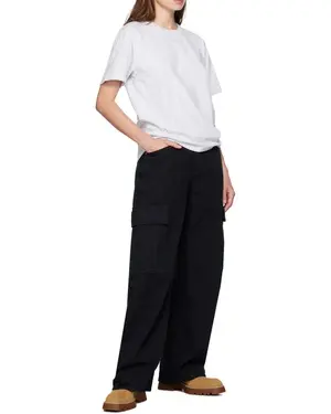 Alexander Wang Puff Logo Jersey T-shirt - Heather Ash