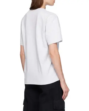 Alexander Wang Puff Logo Jersey T-shirt - Heather Ash